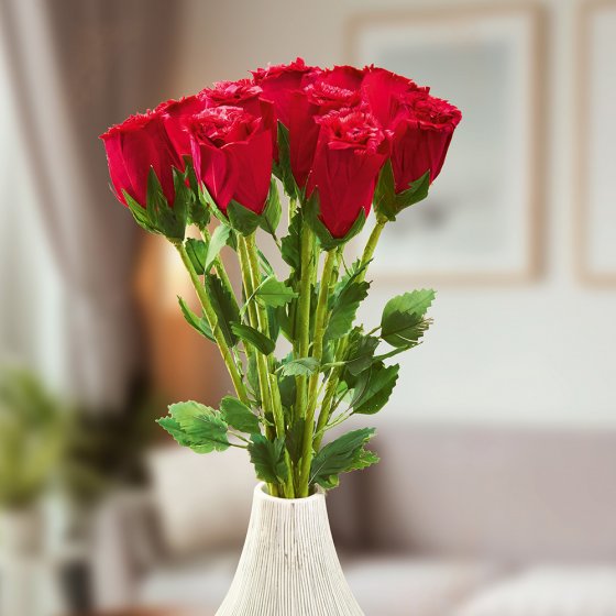 Handgemaakte rozen van ganzenveren | EUROtops.be